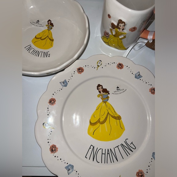 Rae Dunn | Dining | New Rae Dunn Disney Princess Enchanting Dinnerware ...